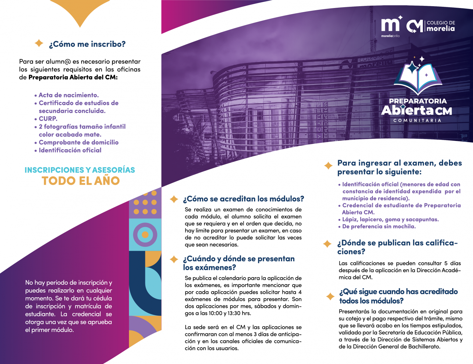 Prepa CM: Vista Web – Colegio de Morelia